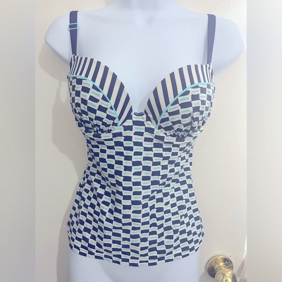 Panache | Swim | Cleo By Panache Swimsuit Top 28dd 28e Lucille Tankini ...